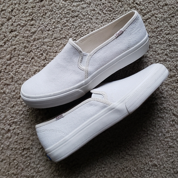 Keds | Shoes | Keds Dream Foam White Sequin Shoes | Poshmark